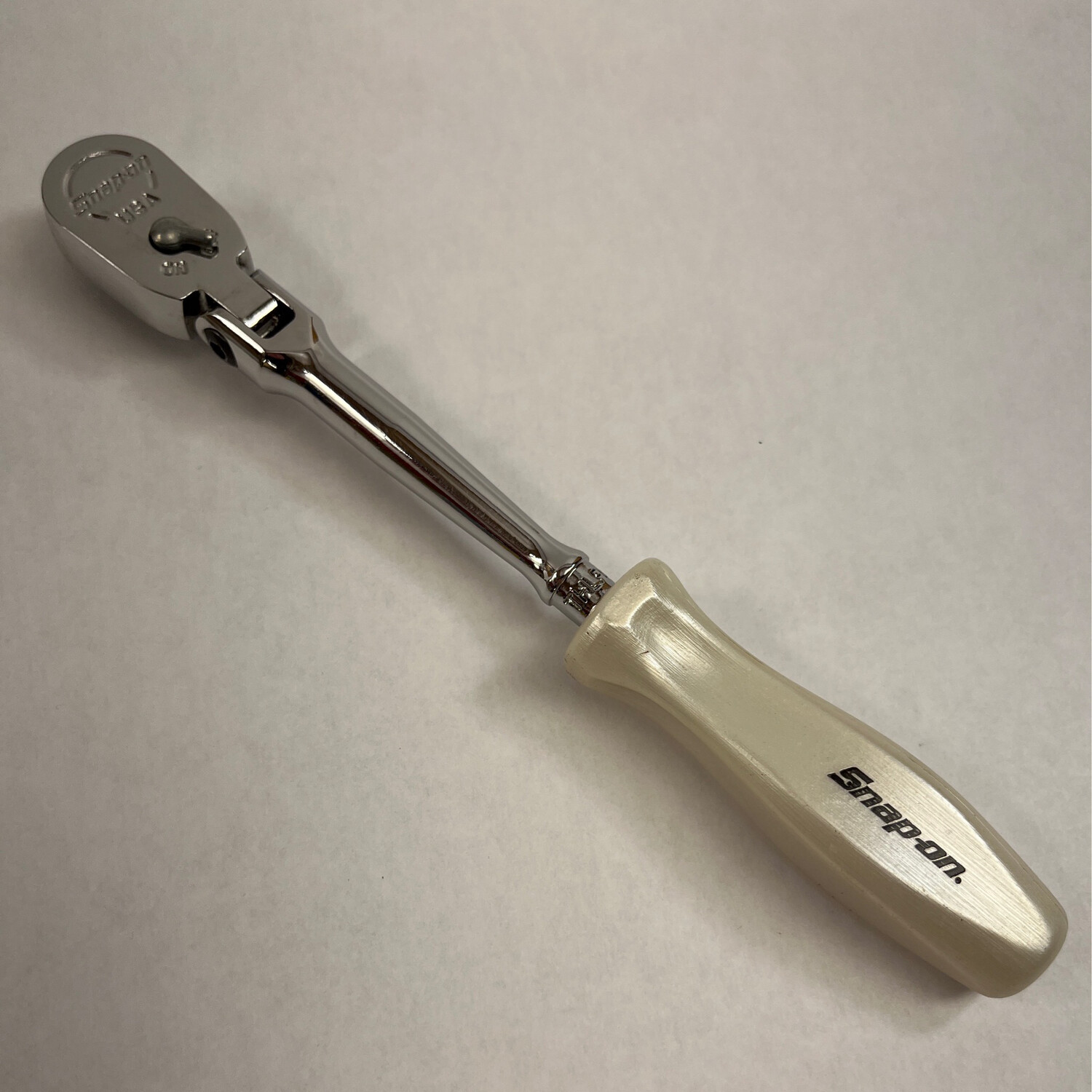 Snap On 1/4" Drive Dual 80 Technology Hard Grip Long Handle Flex-Head ...