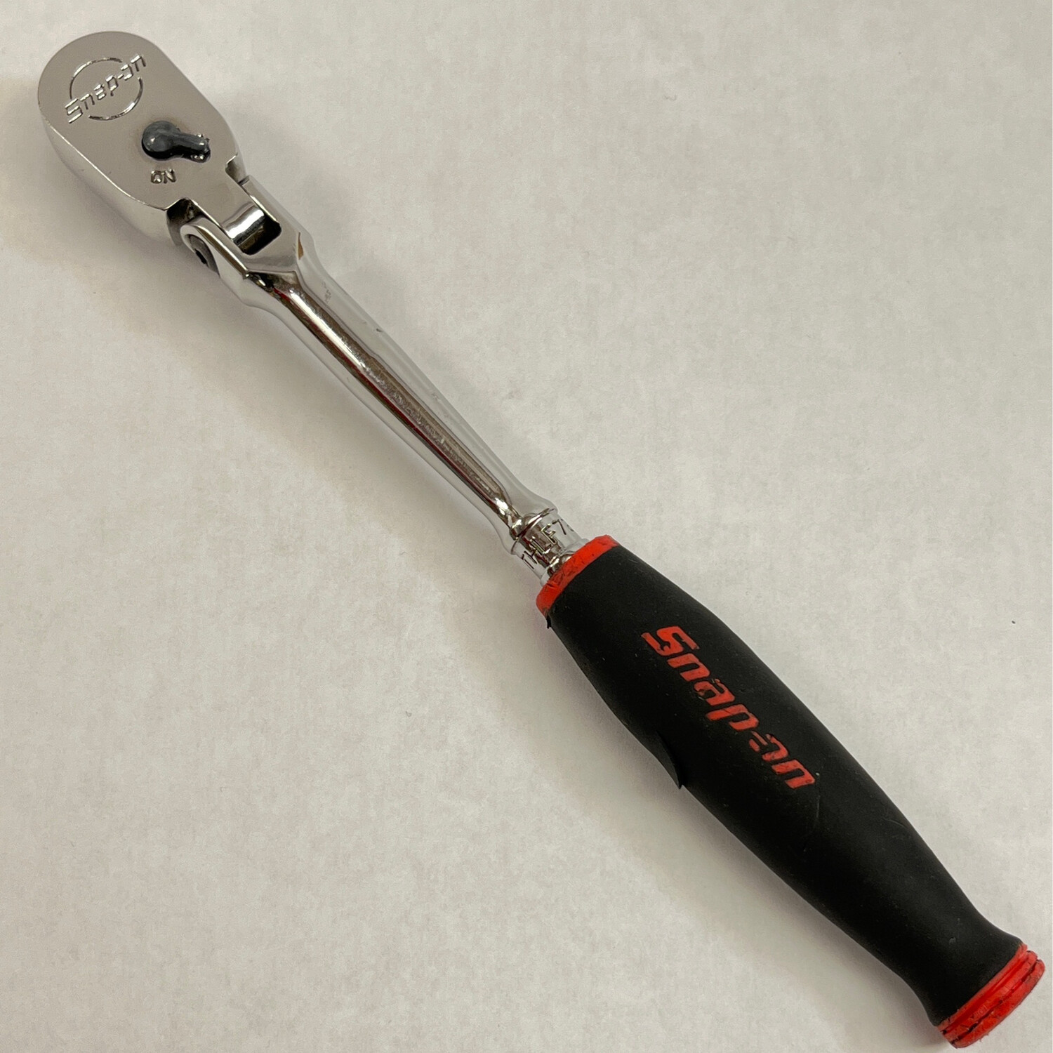Snap On 1/4" Drive Dual 80 Technology Soft Grip Long Handle Flex-Head Ratchet, THLF72 - Shop ...