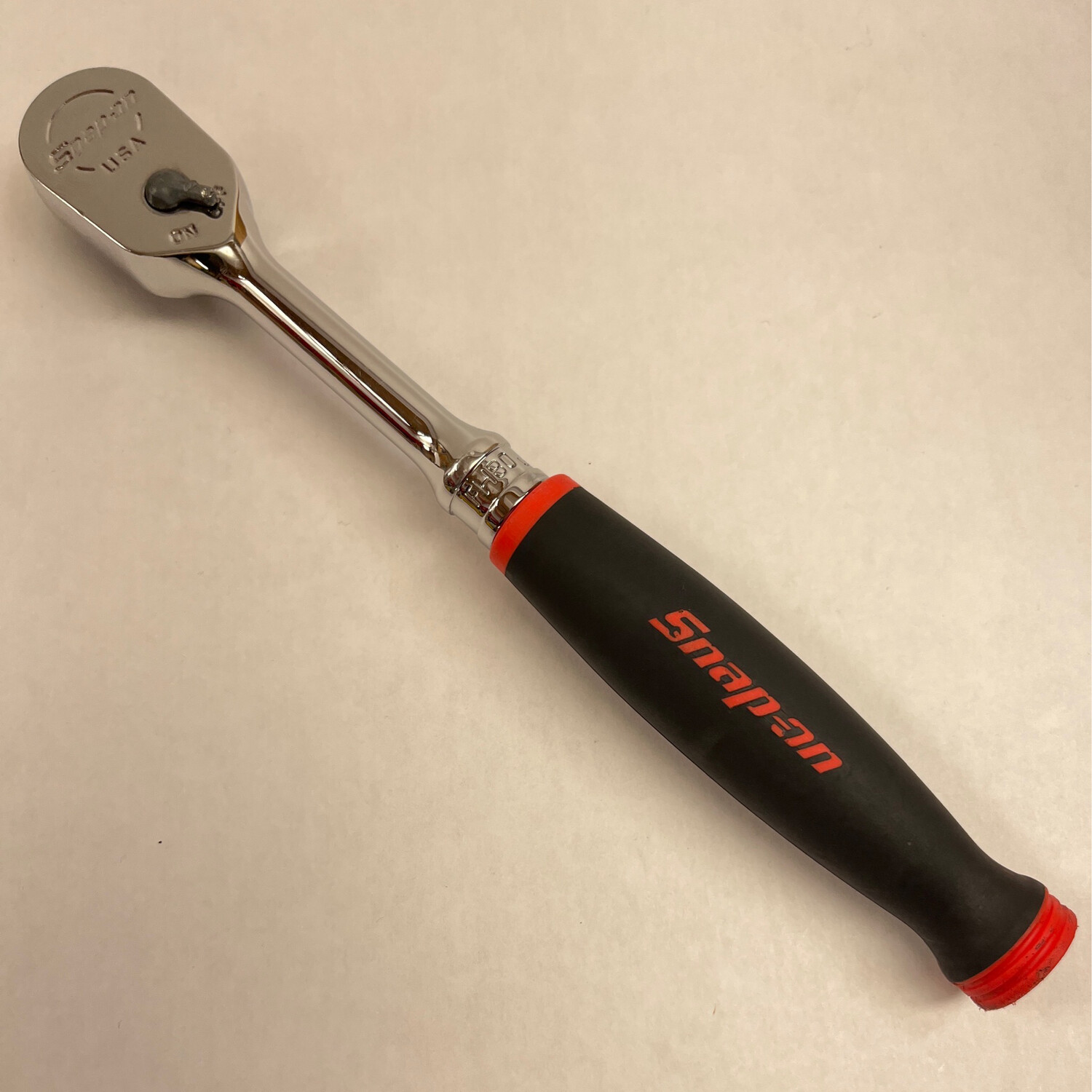 Snap On 3/8" Drive Dual 80 Technology Soft Grip Standard Handle Ratchet ...