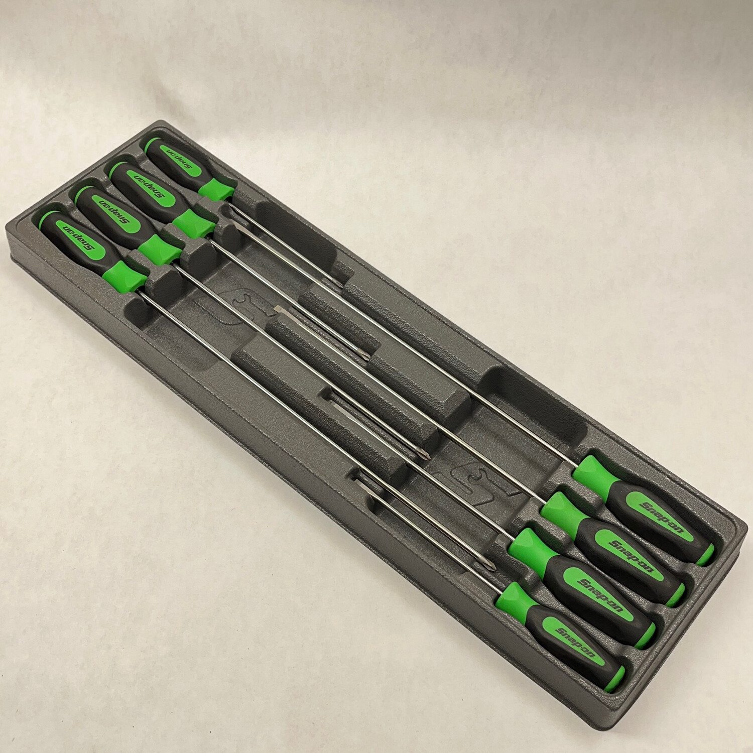 Snap On 8 Pc. Instinct Soft Grip Extra-Long Combination Cabinet ...