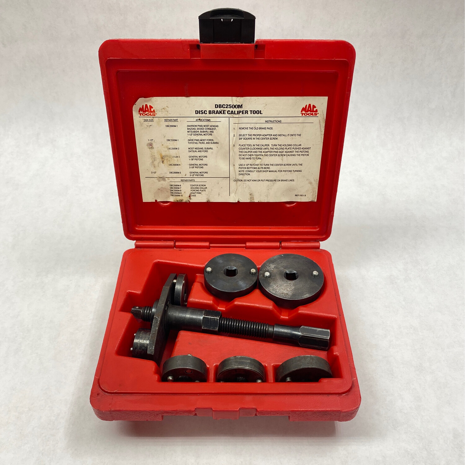 Mac Tools Disc Brake Caliper Set, DBC2500M - Shop - Tool Swapper