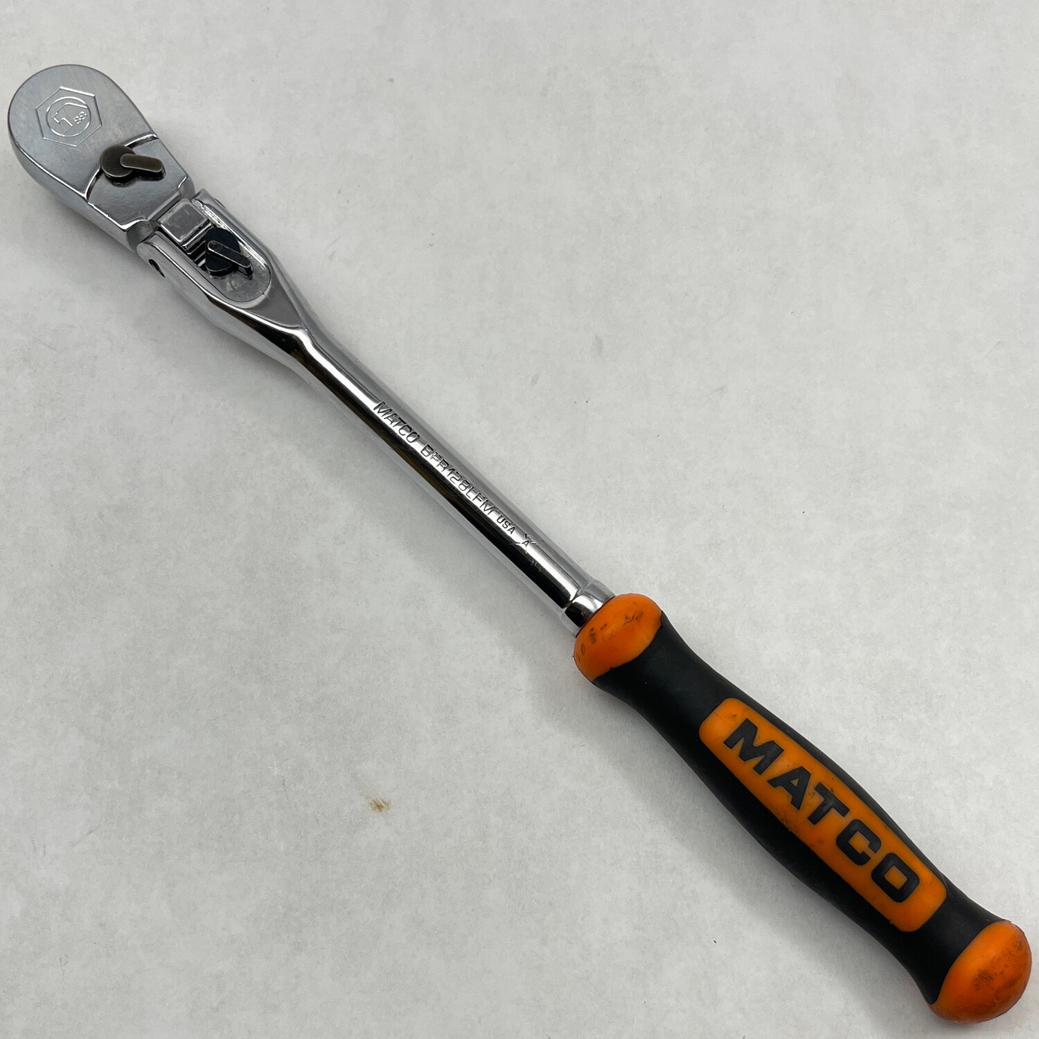 Matco Tools 3/8" Drive Eighty8 Tooth Locking Flex Head Ratchet W/ Ergo ...