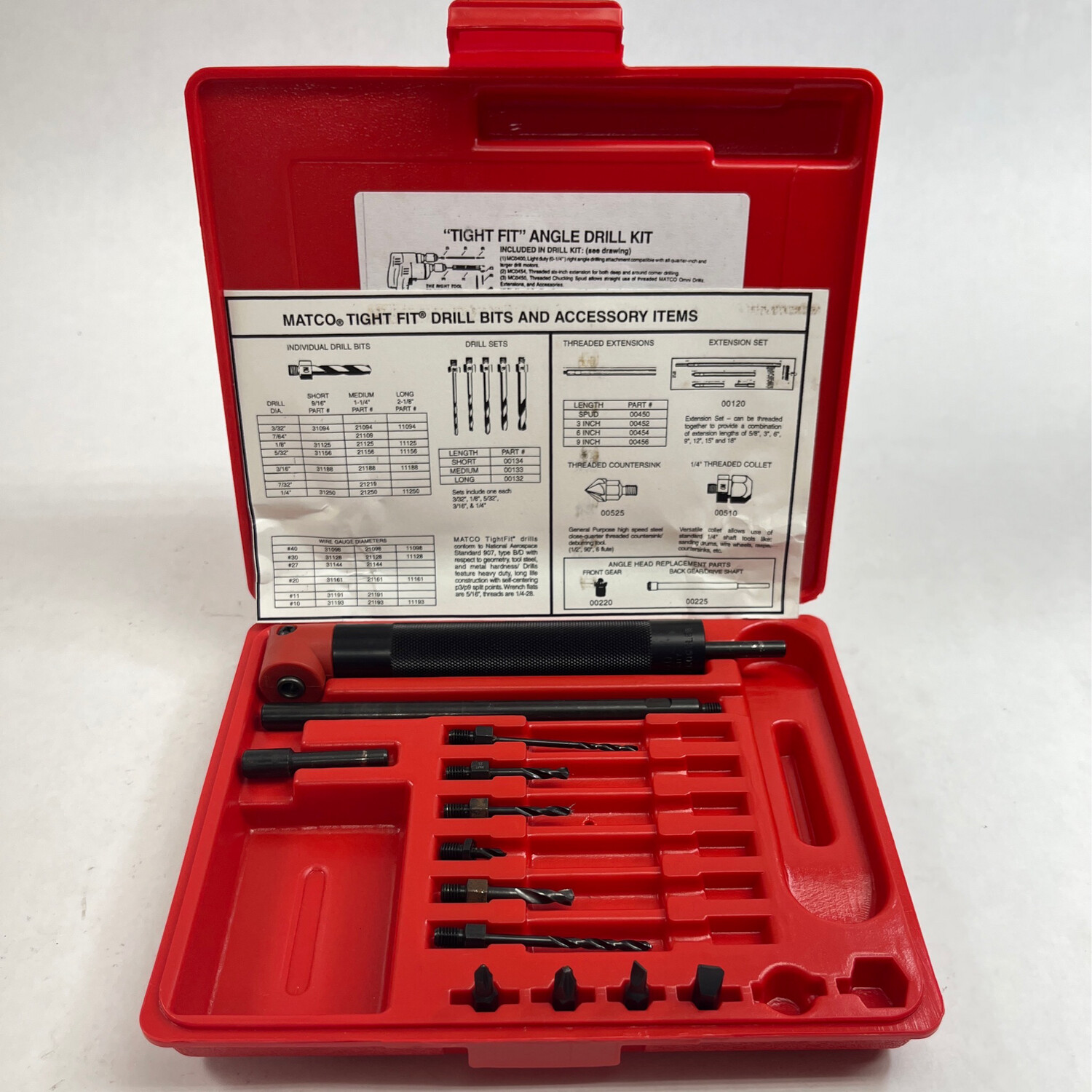 Matco Tools Tight Fit Angle Drill Kit, MC0101 - Shop - Tool Swapper