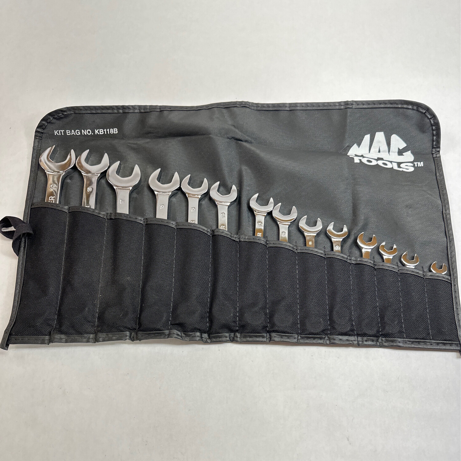 Mac Tools 14pc Metric Knuckle Saver Combination Wrench Set 12pt - Shop ...