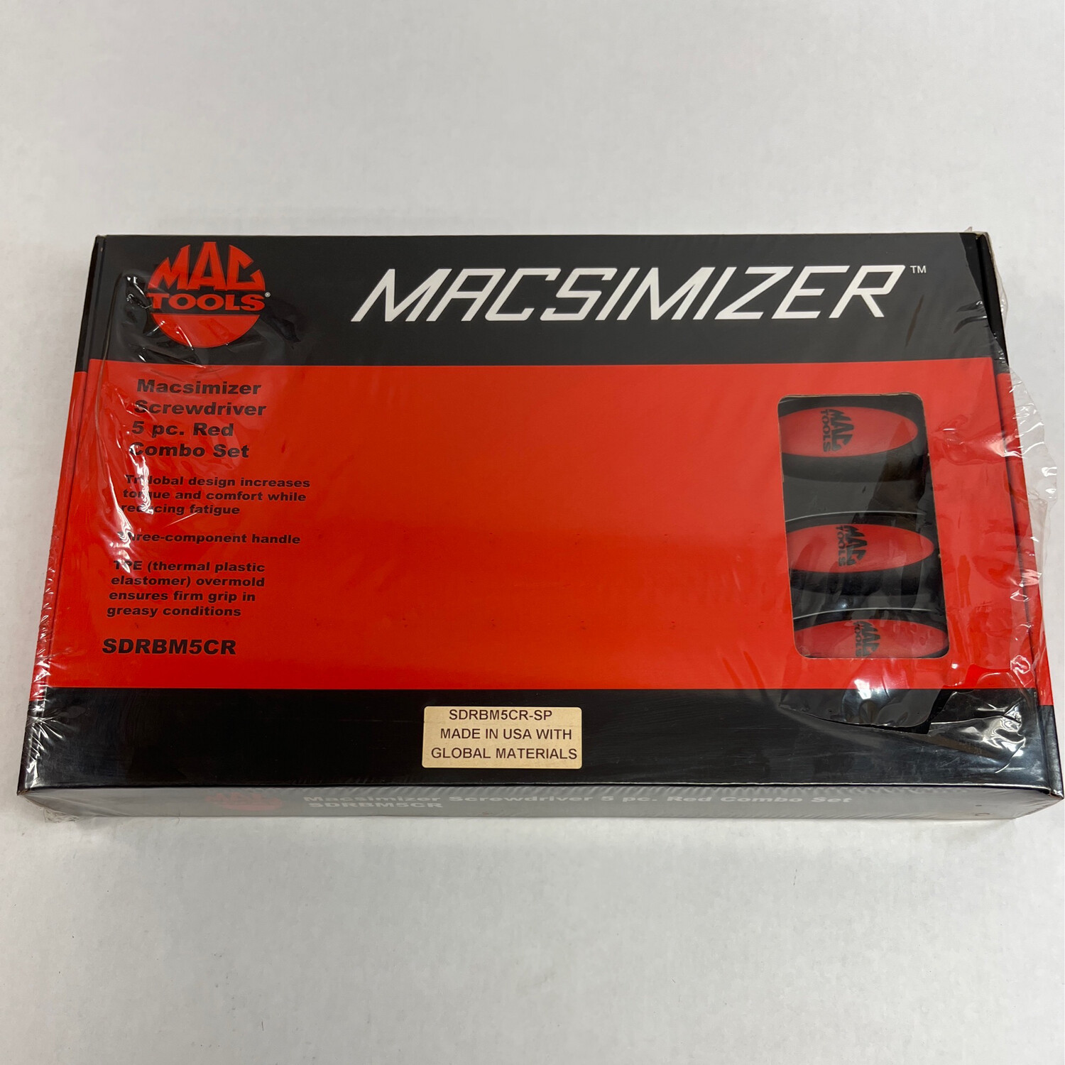 Mac Tools Macsimizer Screwdriver 5 Pc. Red Combo Set, SDRBM5CR - Shop ...