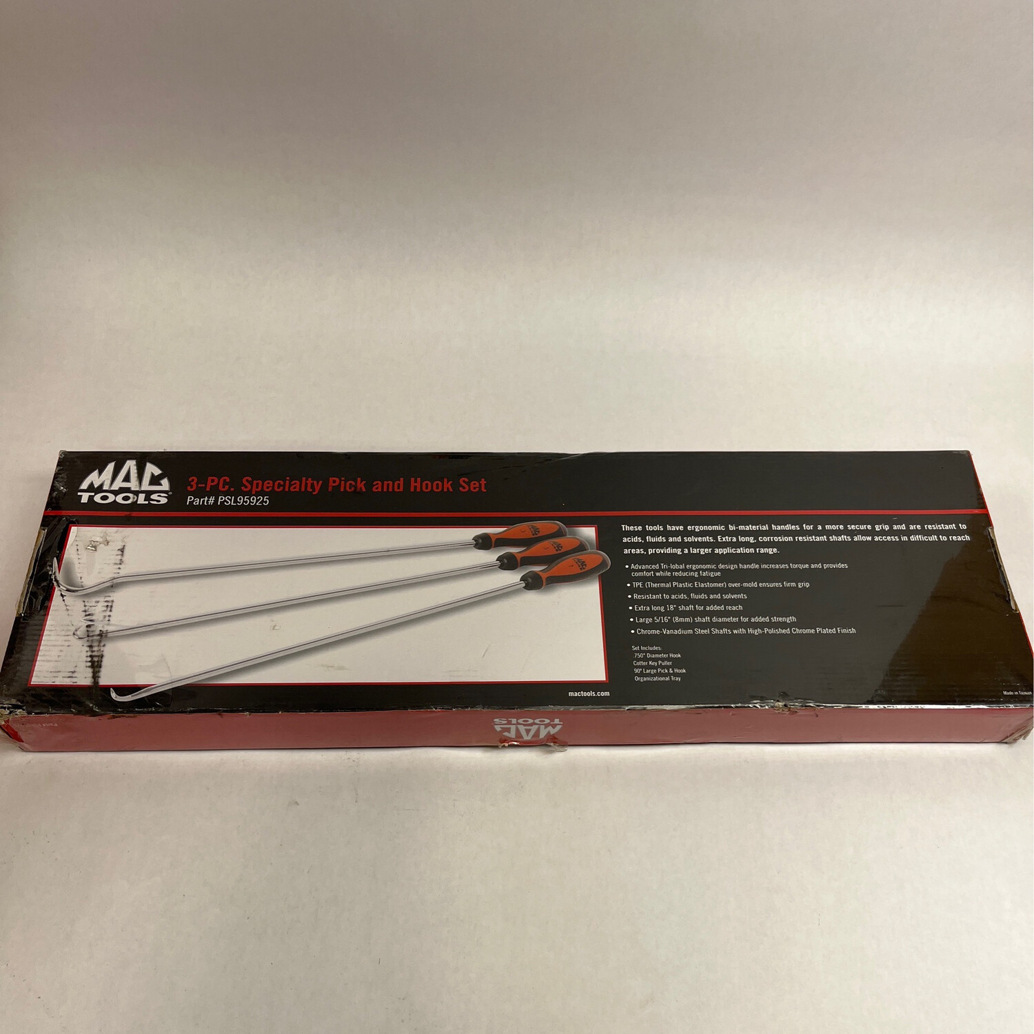 Mac Tools 3 Pc. Specialty Pick And Hook Set, PSL95925 - Shop - Tool Swapper