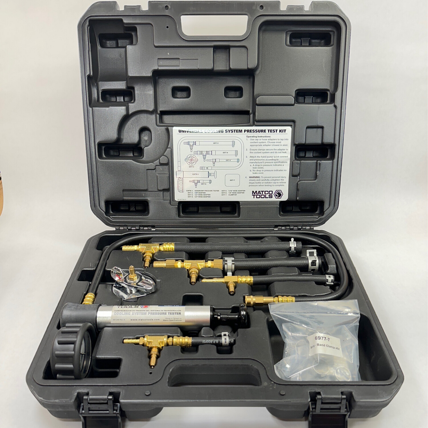 Matco Universal Cooling System Pressure Test Kit, CSPTK - Shop - Tool ...