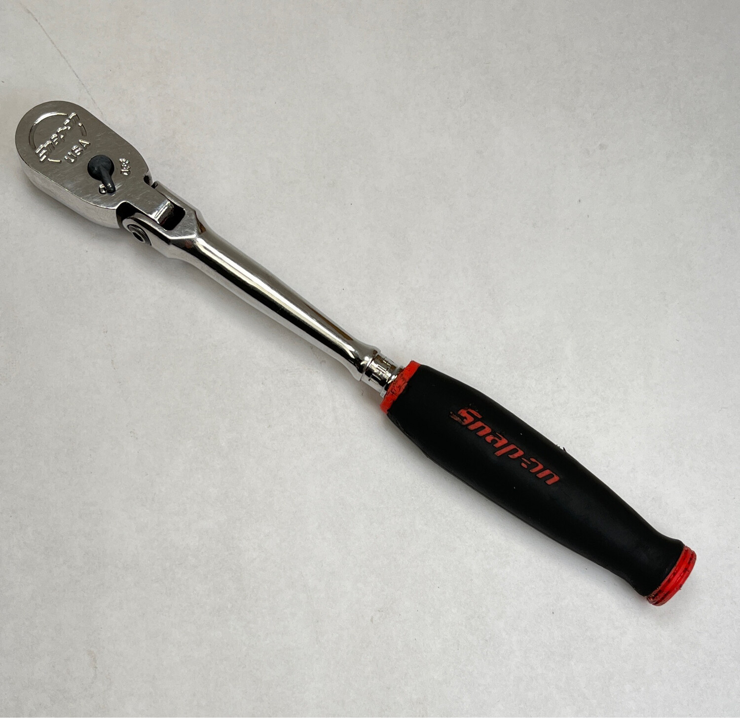 Snap On 1/4" Drive Dual 80 Technology Soft Grip Long Handle Flex-Head Ratchet, THLF72 - Shop ...