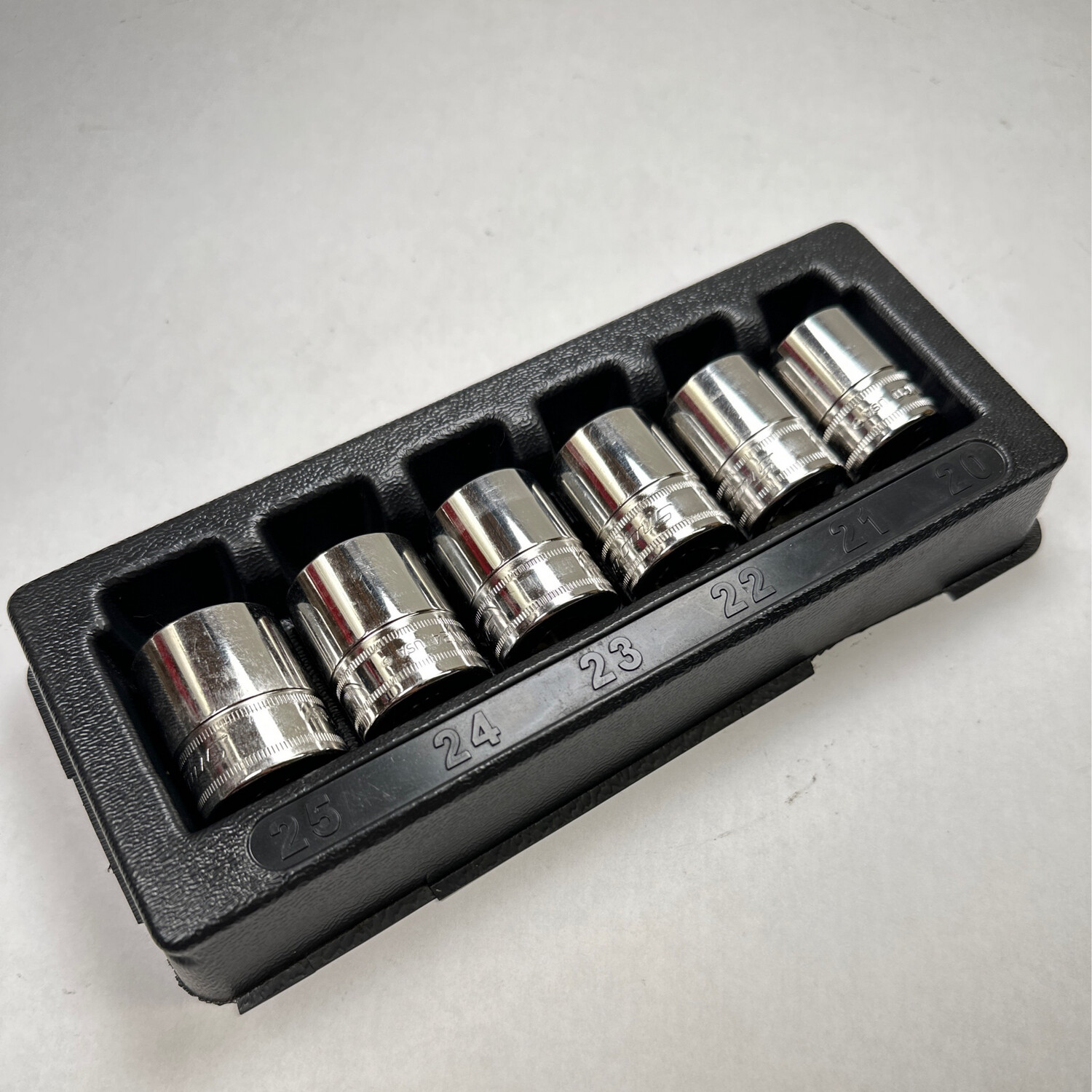 Snap On 6pc 1/2” Drive Shallow Socket Set, (20-25mm), 306TWM - Shop ...
