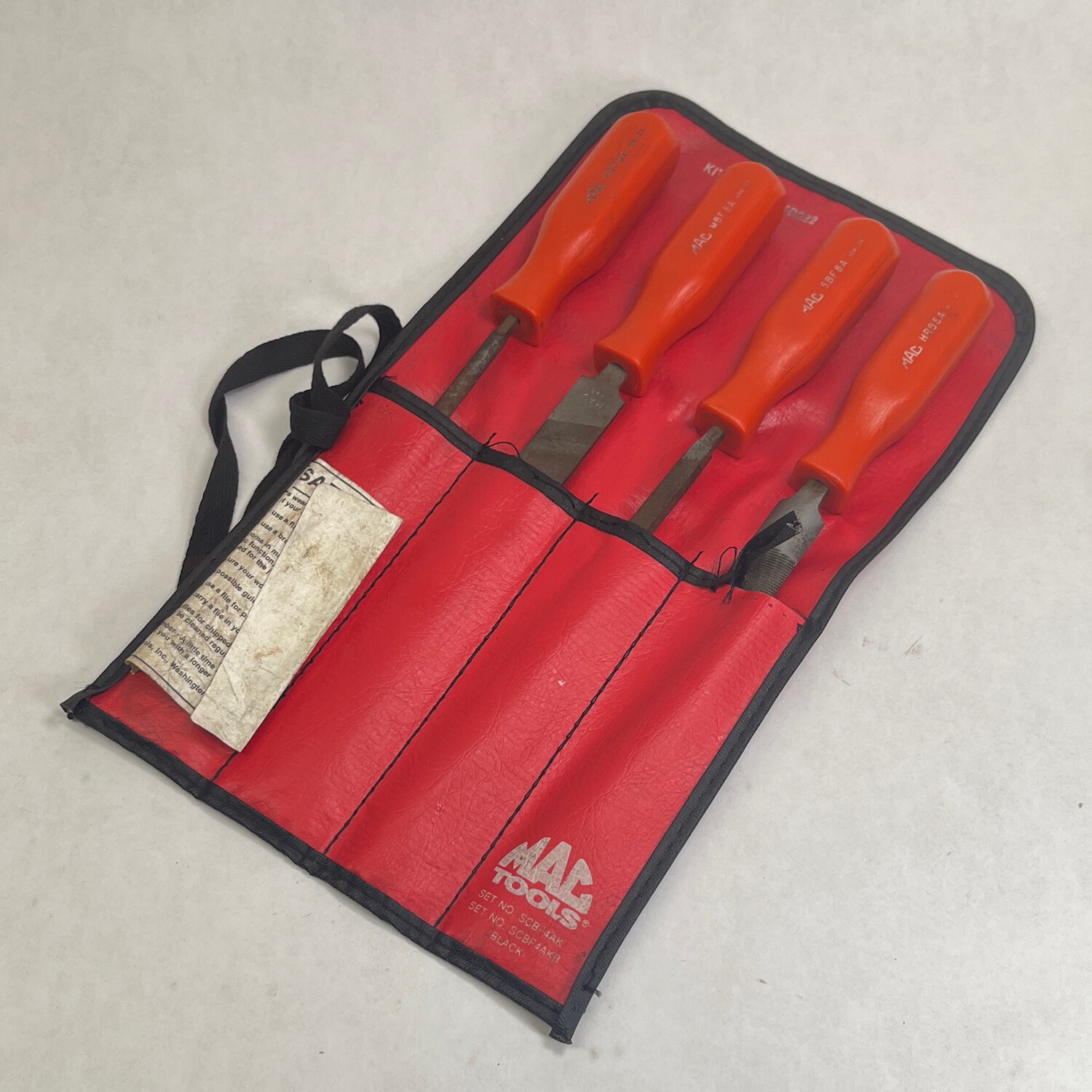 Mac Tools 4pc File Set - Shop - Tool Swapper