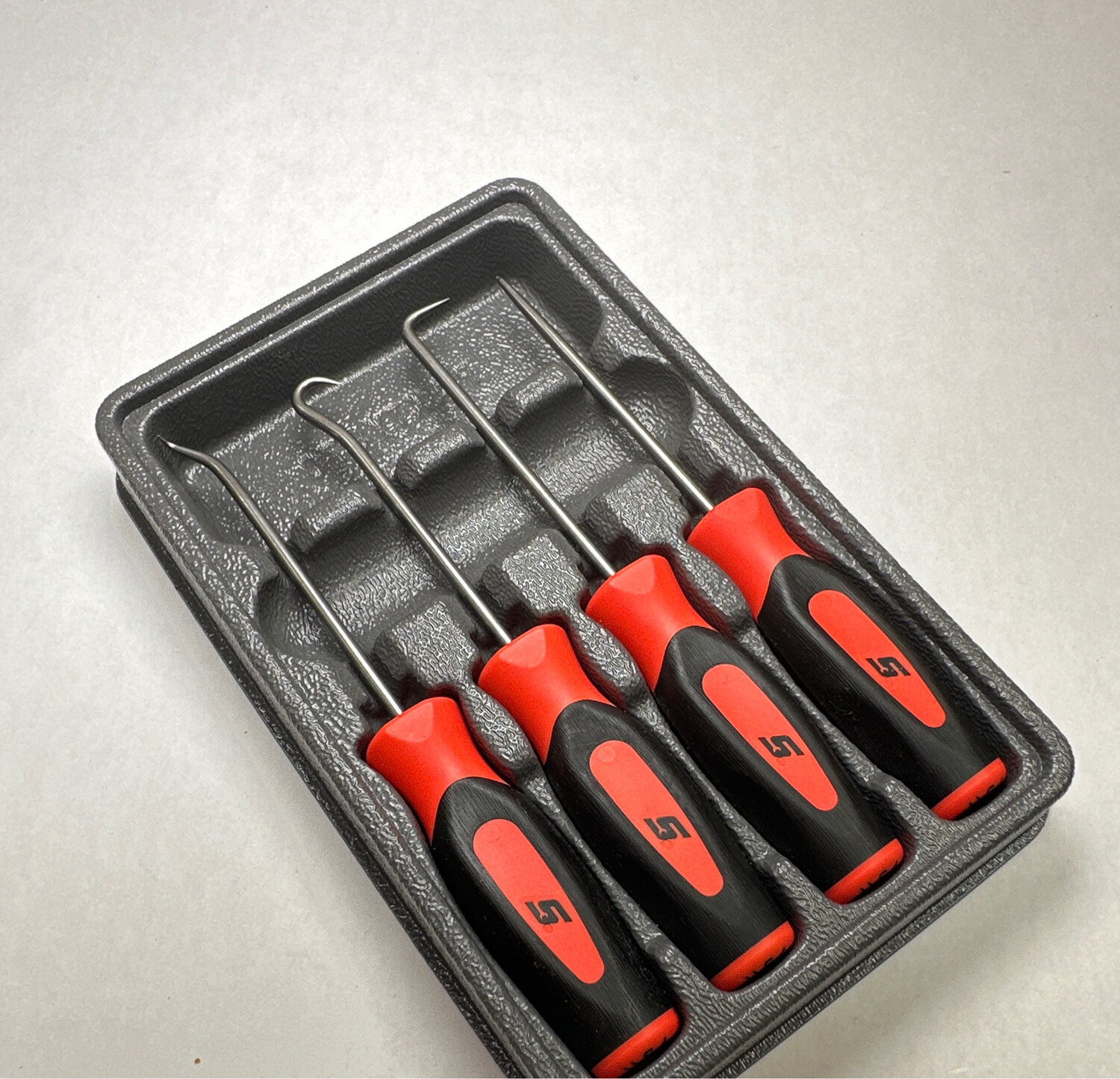 Snap On 4 pc Instinct® Soft Grip Miniature Pick Set (Orange) - Shop ...