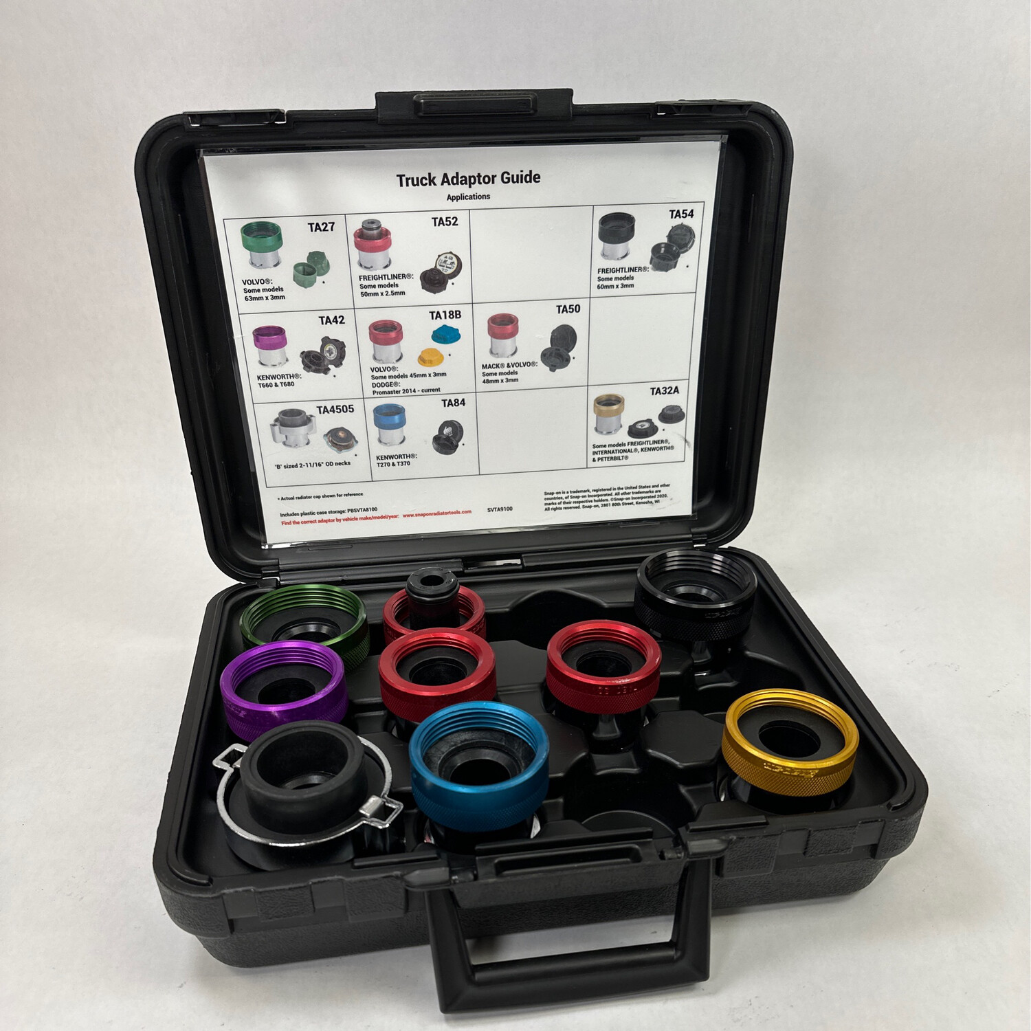 Snap On 9 pc Truck Cooling System Adaptor Set, SVTA9100 - Shop - Tool ...