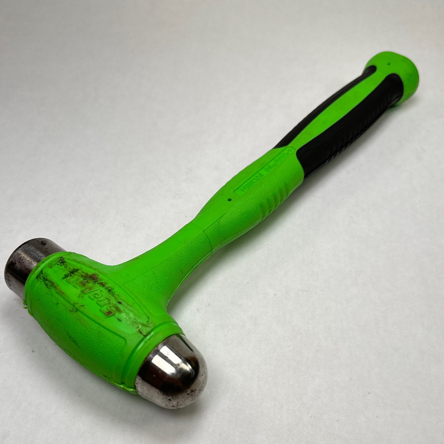 Snap On 24 oz Ball Peen Soft Grip Dead Blow Hammer (Green), HBBD24G ...