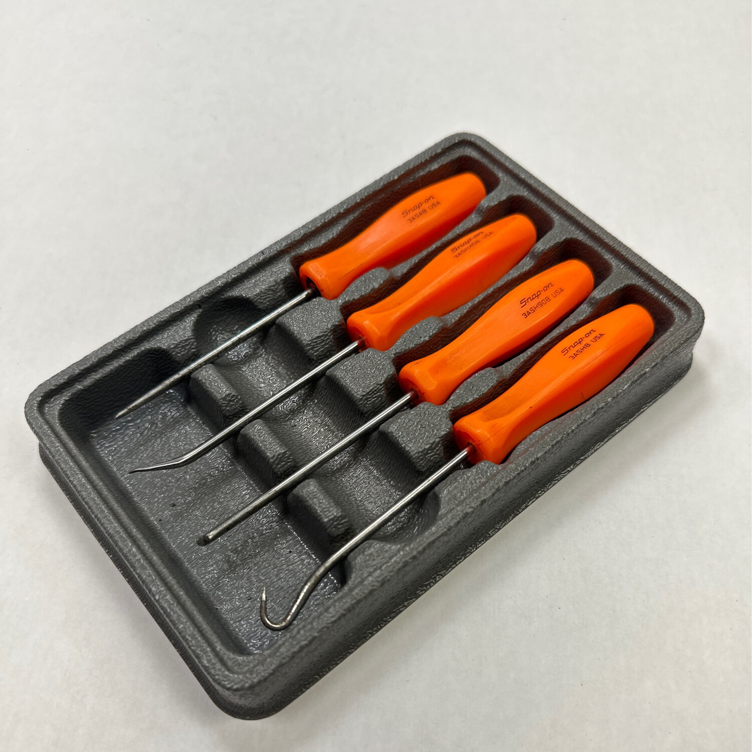Snap On 4 pc Mini Acetate Handle Pick Set (Orange), ASA204BO - Shop - Tool Swapper
