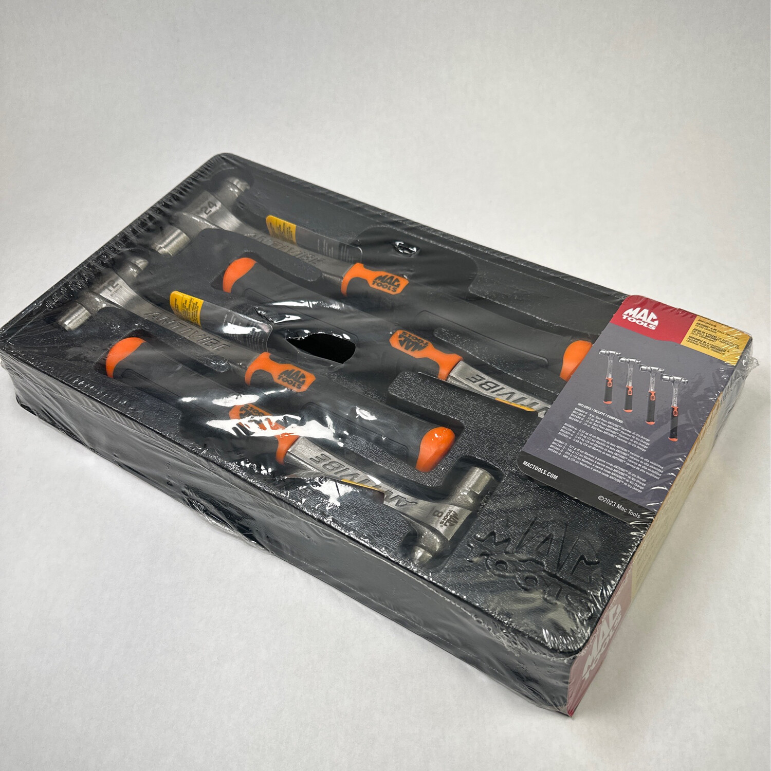 Mac Tools Antivibe 4pc Ball Peen Set Hi-Vis Orange, BH4AVS-O - Shop - Tool Swapper