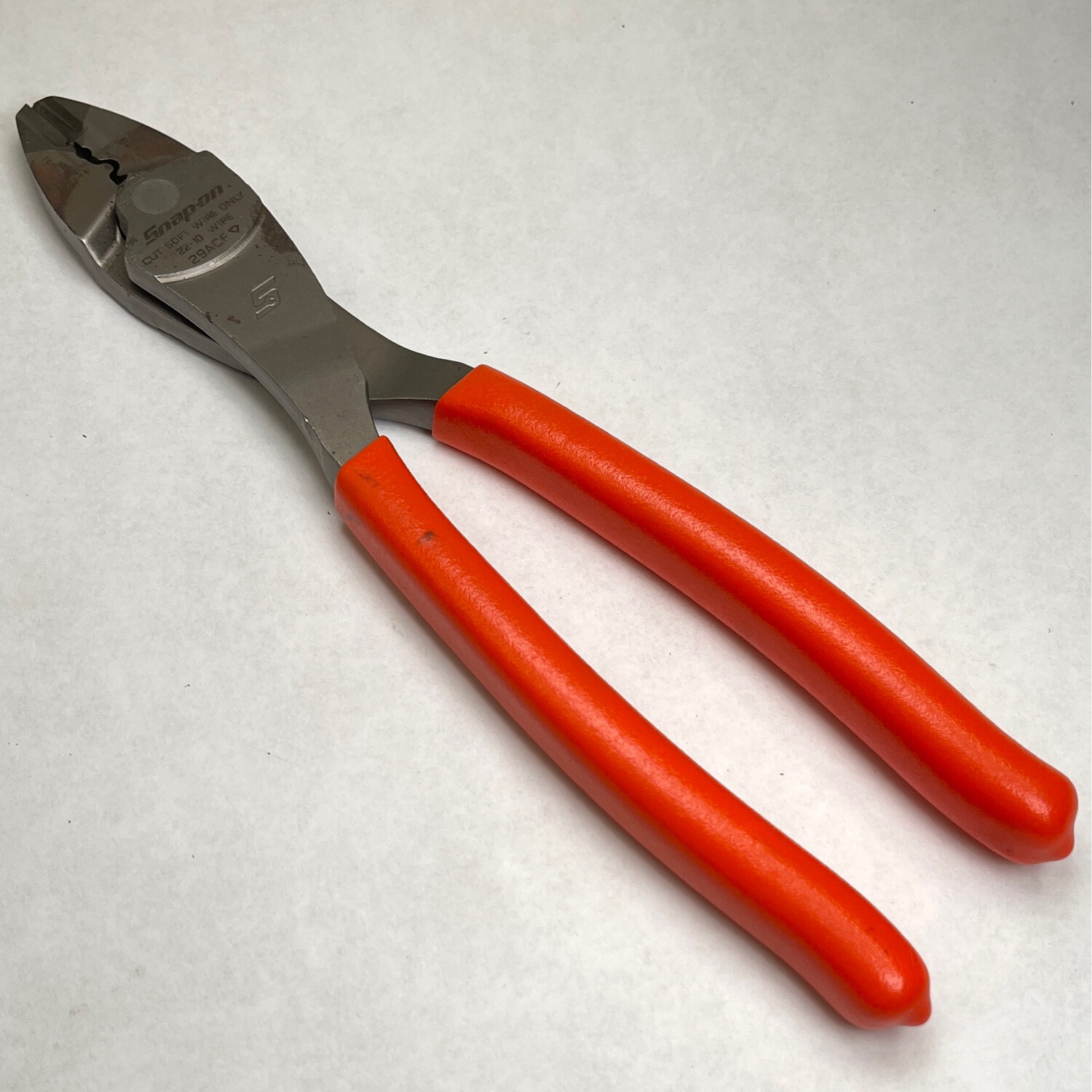 Snap-On 9" Wire Terminal Crimping Tool (Orange), 29ACF - Shop - Tool ...