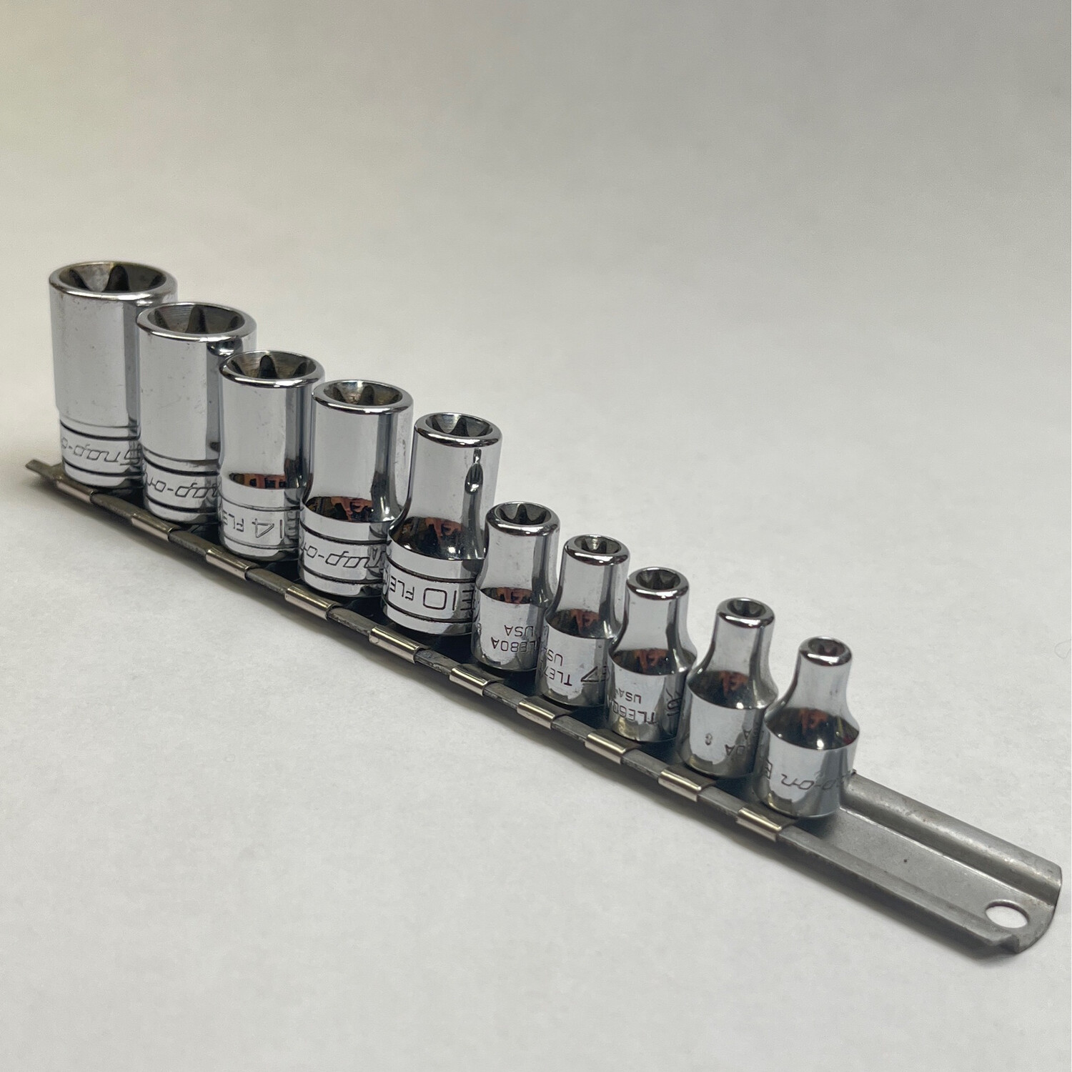 Snap On 10 pc Combination Drive TORX Shallow Socket Set (E4-E18 ...