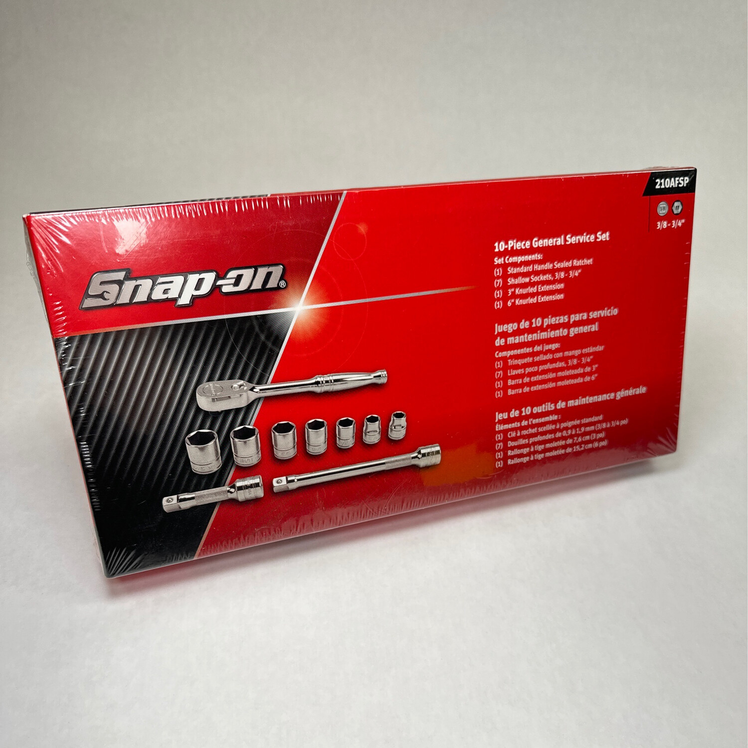 Snap On 10 pc 3/8" Drive 6-Point SAE General Service Set, 210AFSP - Shop - Tool Swapper