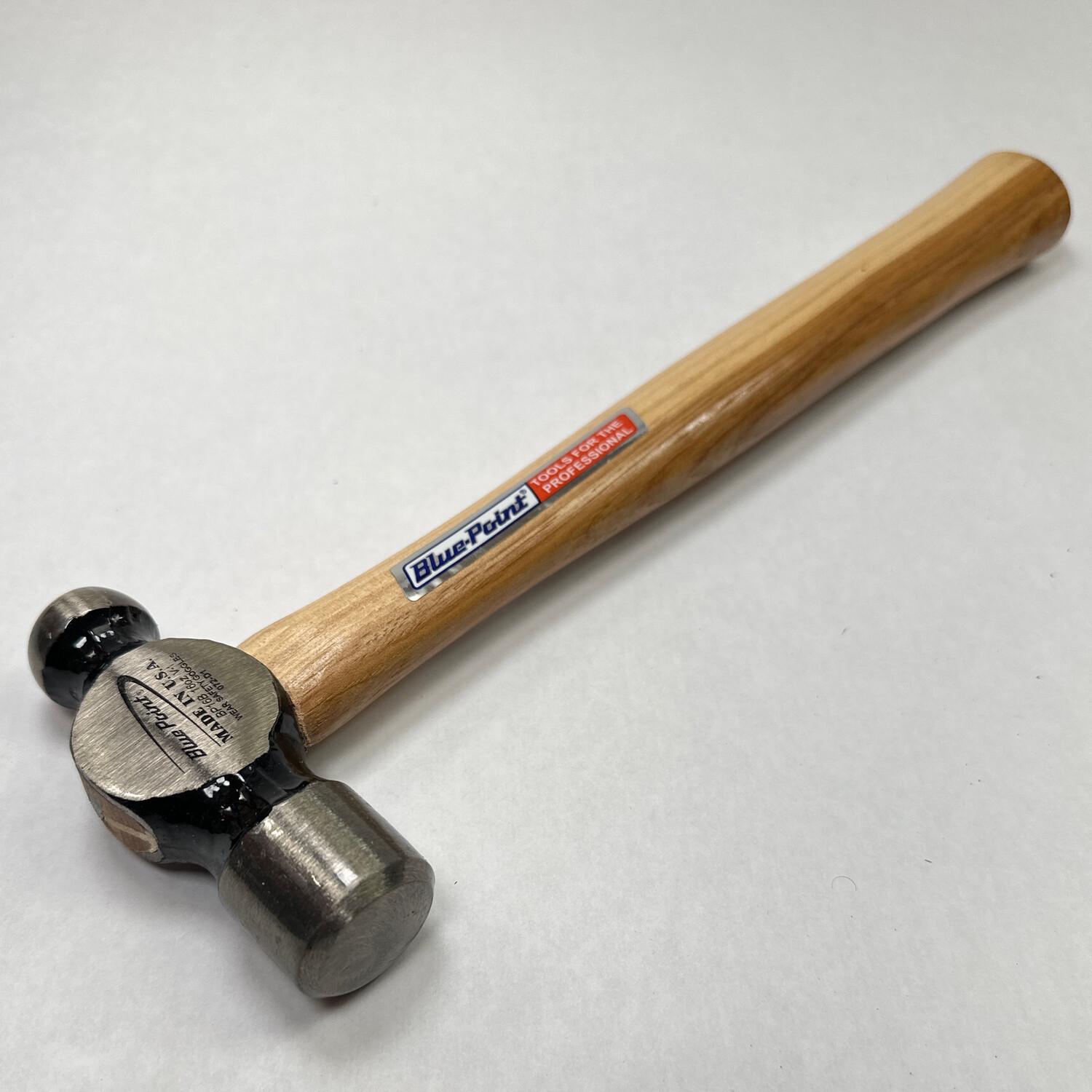 Blue Point 16 oz Ball Peen Hickory Handle Hammer, BP16B - Shop - Tool ...