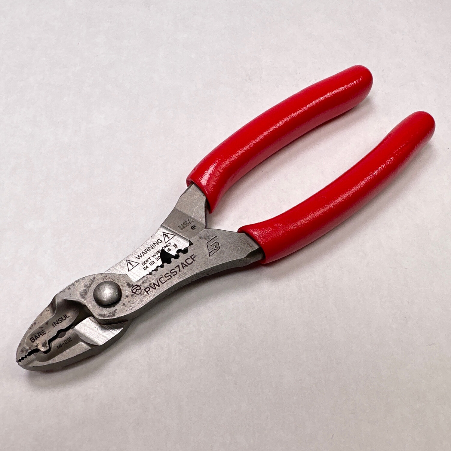 Snap On 7" Wire Stripper/ Cutter/ Crimper - Shop - Tool Swapper