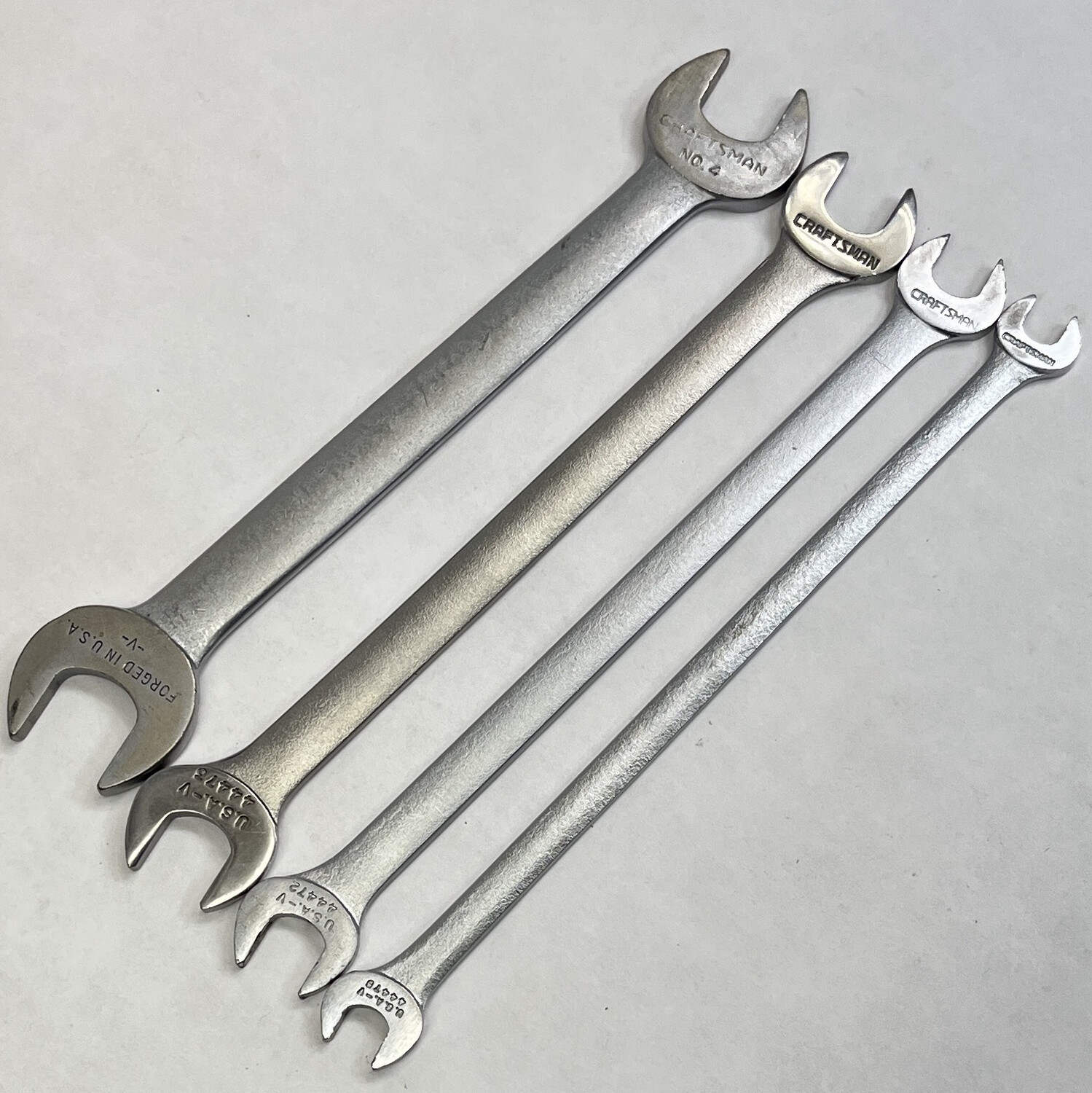 Craftsman 4pc Thin SAE Dual Open-End Tappet Wrench Set (3/8"-7/8 ...