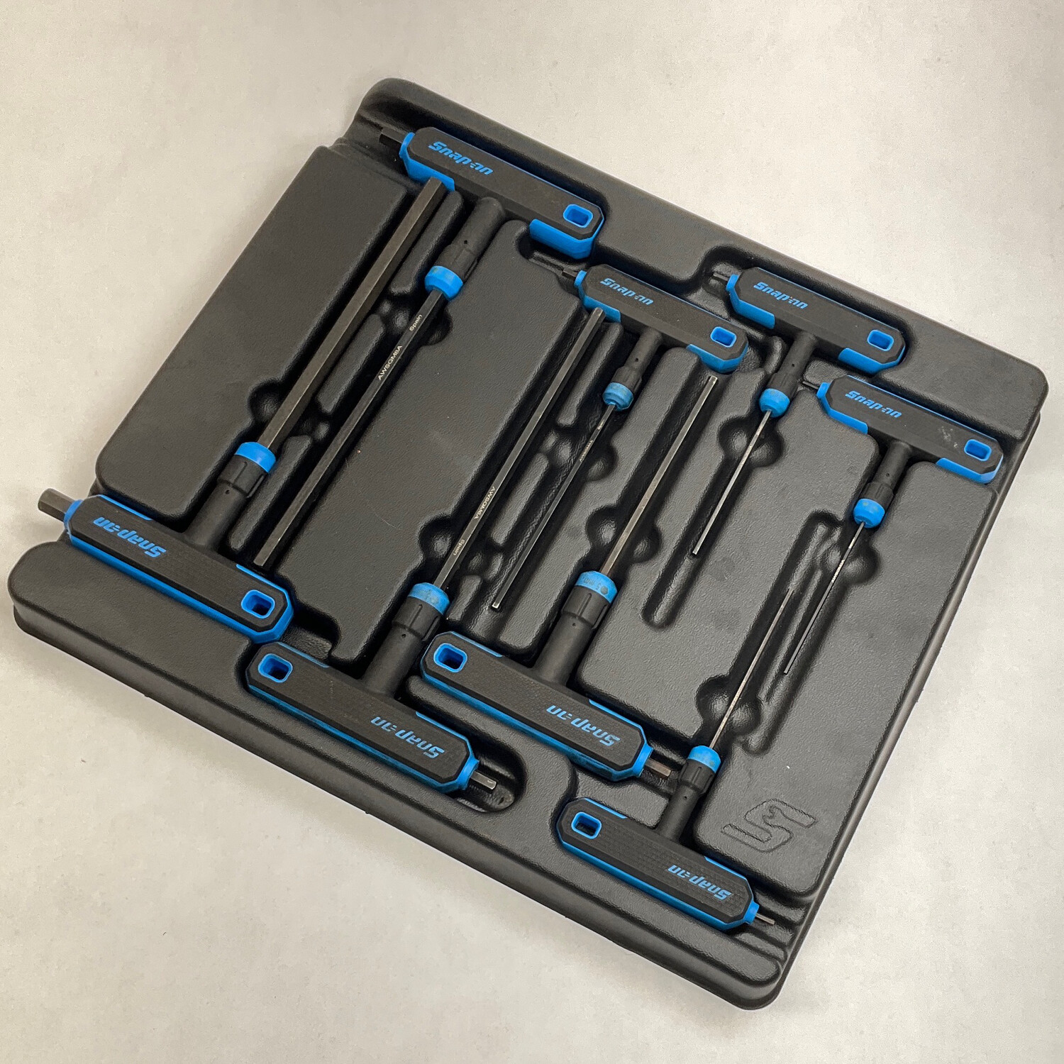 Snap On 8pc Metric T / L-Shaped Combination Allen Wrench Set (2-10 mm ...