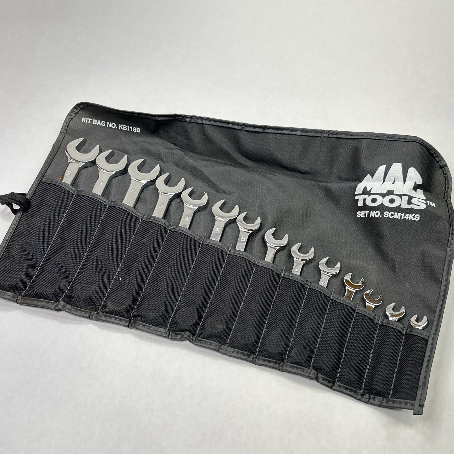 Mac Tools 14-PC. Metric Knuckle Saver Combination Short Wrench Set - 12 ...