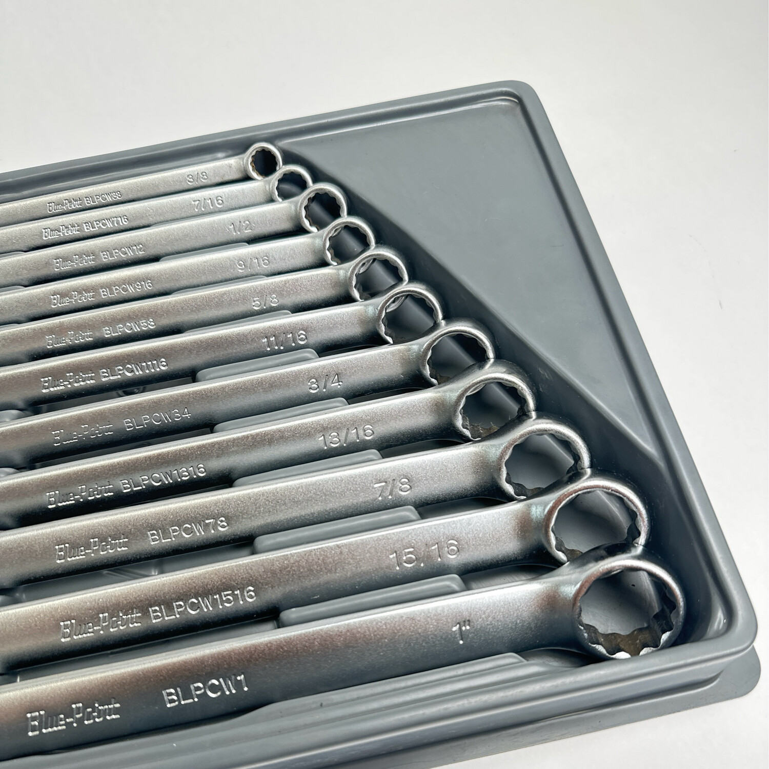 Blue Point 11 pc 12-Point SAE Combination Wrench Set, BLPCWS711 - Shop ...