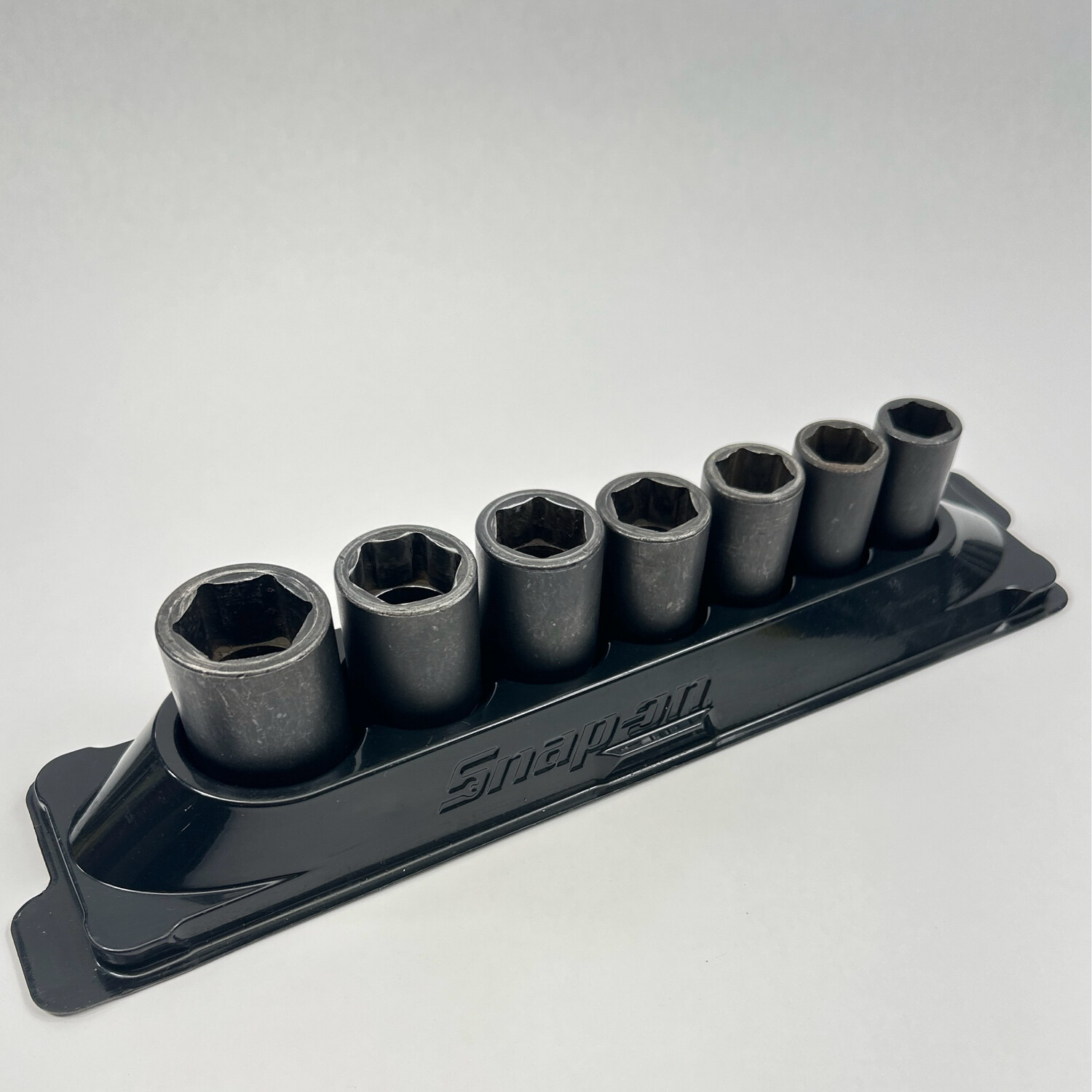 Snap On 7pc 1/2" Drive 6-Point Metric Flank Drive® Semi-Deep Impact Socket Set (17-19,21,22,24 ...