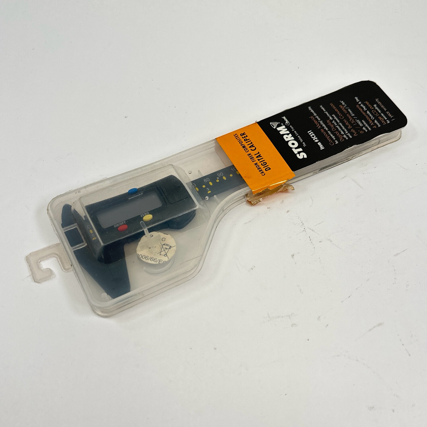 Storm Carbon Fiber Composite Digital Caliper, 3C351 - Shop - Tool Swapper