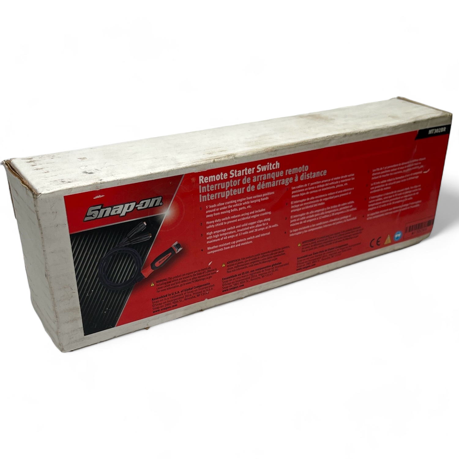 Snap On Remote Starter Switch (Red), MT302BR - Shop by Manufacturer ...