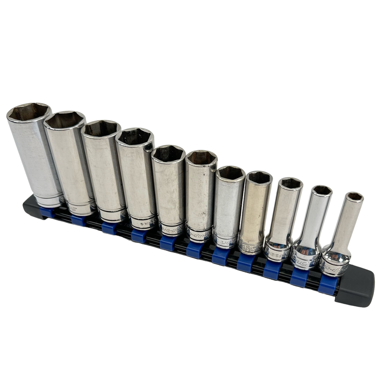 Snap On 11 pc 3/8" Drive 6-Point SAE Deep Socket Set - Shop - Tool Swapper