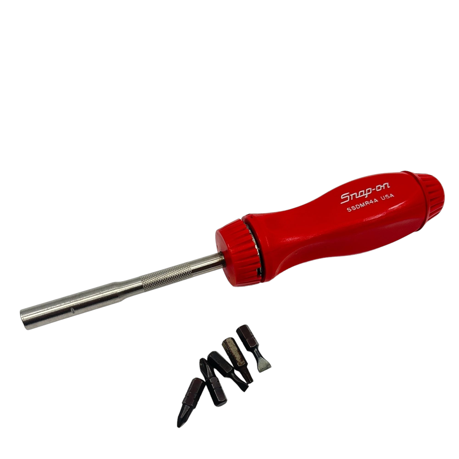 Snap On 8-3/4" Ratcheting Standard Screwdriver (Red), SSDMR4A - Shop ...