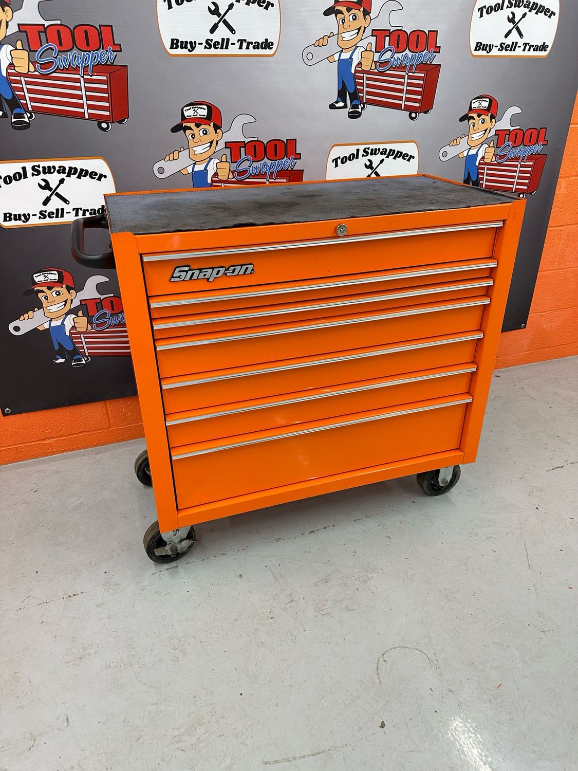 Snap On 40" Seven-Drawer Single Bank Heritage Series Roll Cab (Electric ...