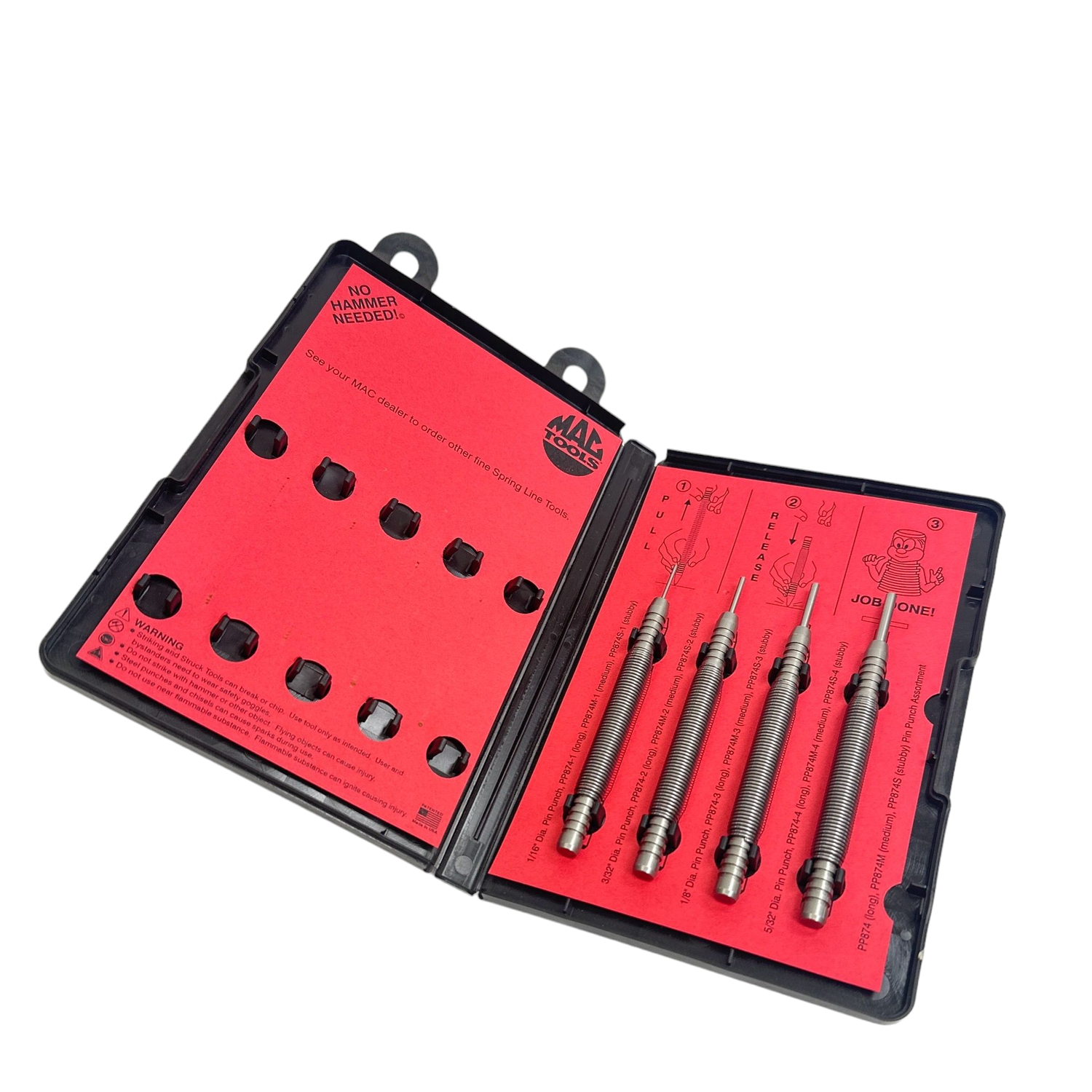 Mac 4pc Spring Punch Set, PP874S - Shop - Tool Swapper