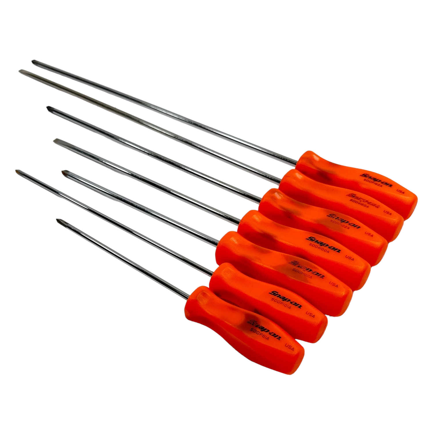 Snap On 7pc Long Screwdriver Set (Orange) - Shop - Tool Swapper