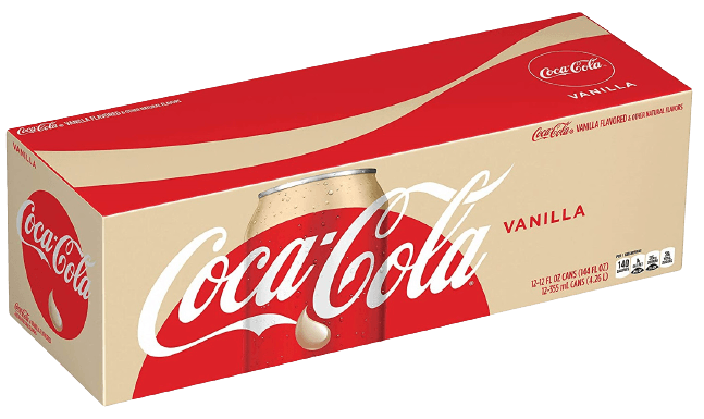 COCA-COLA VANILLA CAN USA CASE 355ml