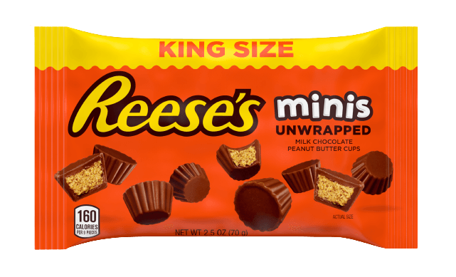 REESES MINIS UNWRAPPRED 70GM