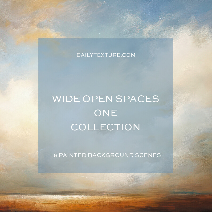 Wide Open Spaces ONE Painted Background Collection