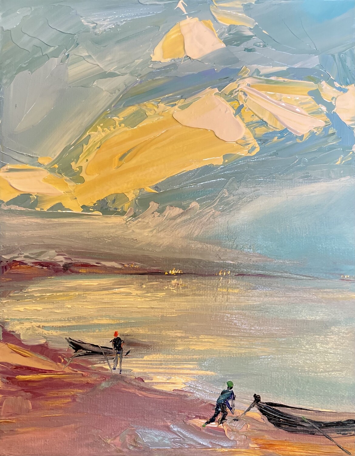 DAY'S END - the original painting