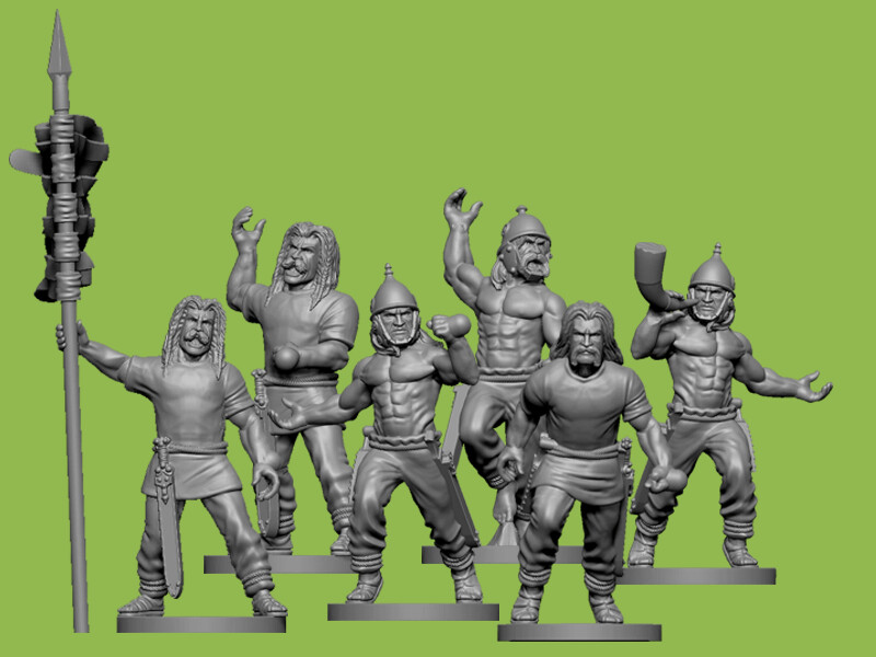 Barbarian Wartribe Pack (28mm)