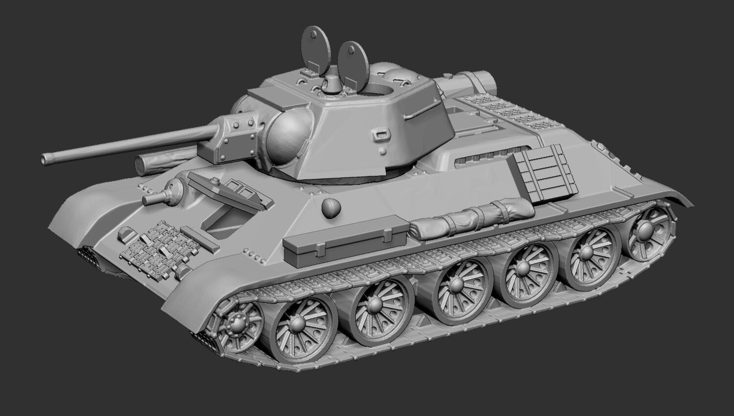 T34 76mm (1941) - 1/48 Scale