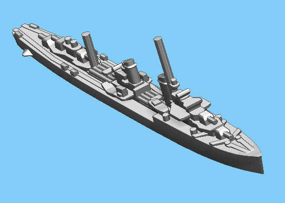 German Type 1936A - Destroyer - 1:1800
