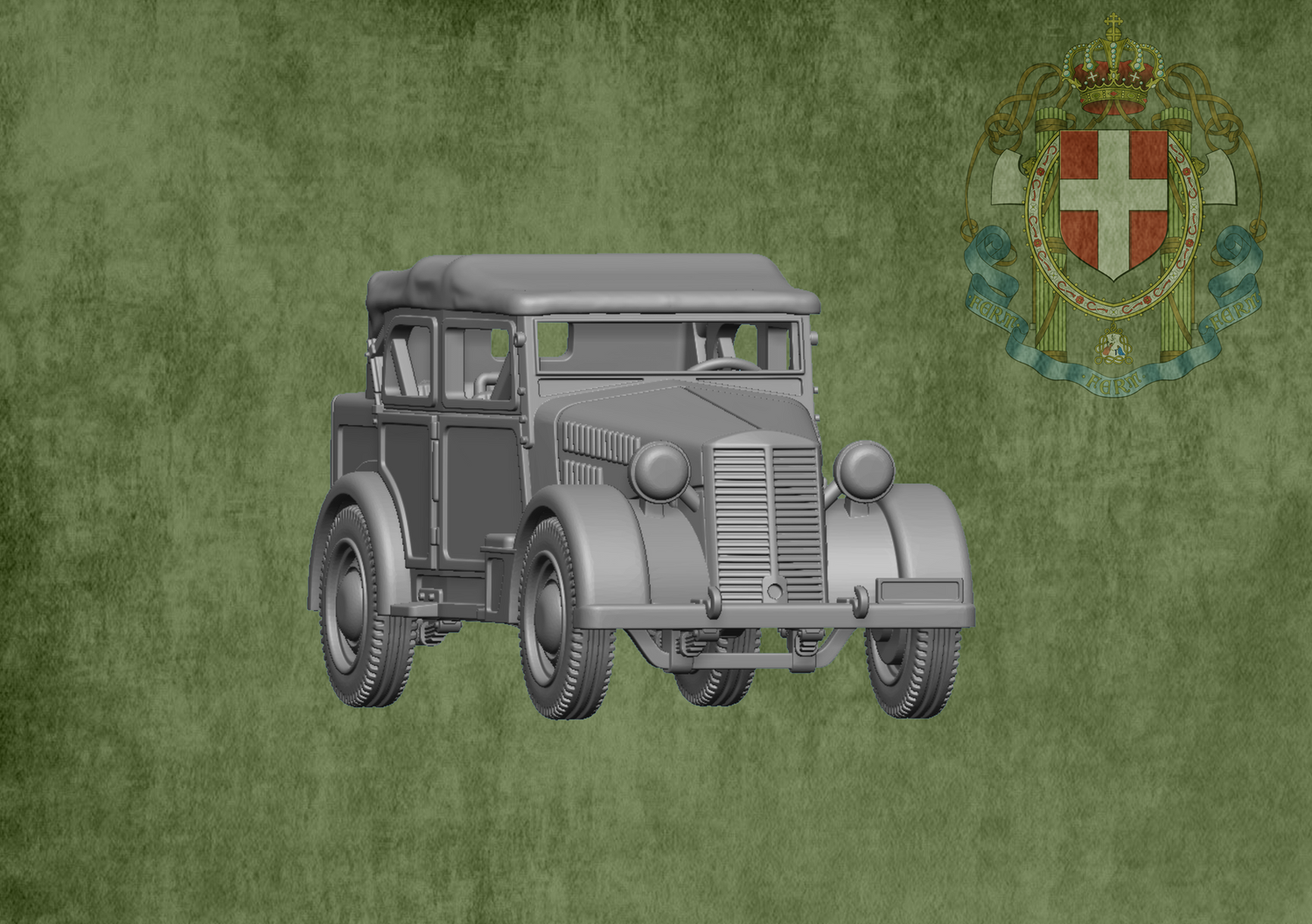 Fiat 508 CM Coloniale - 1/48 Scale