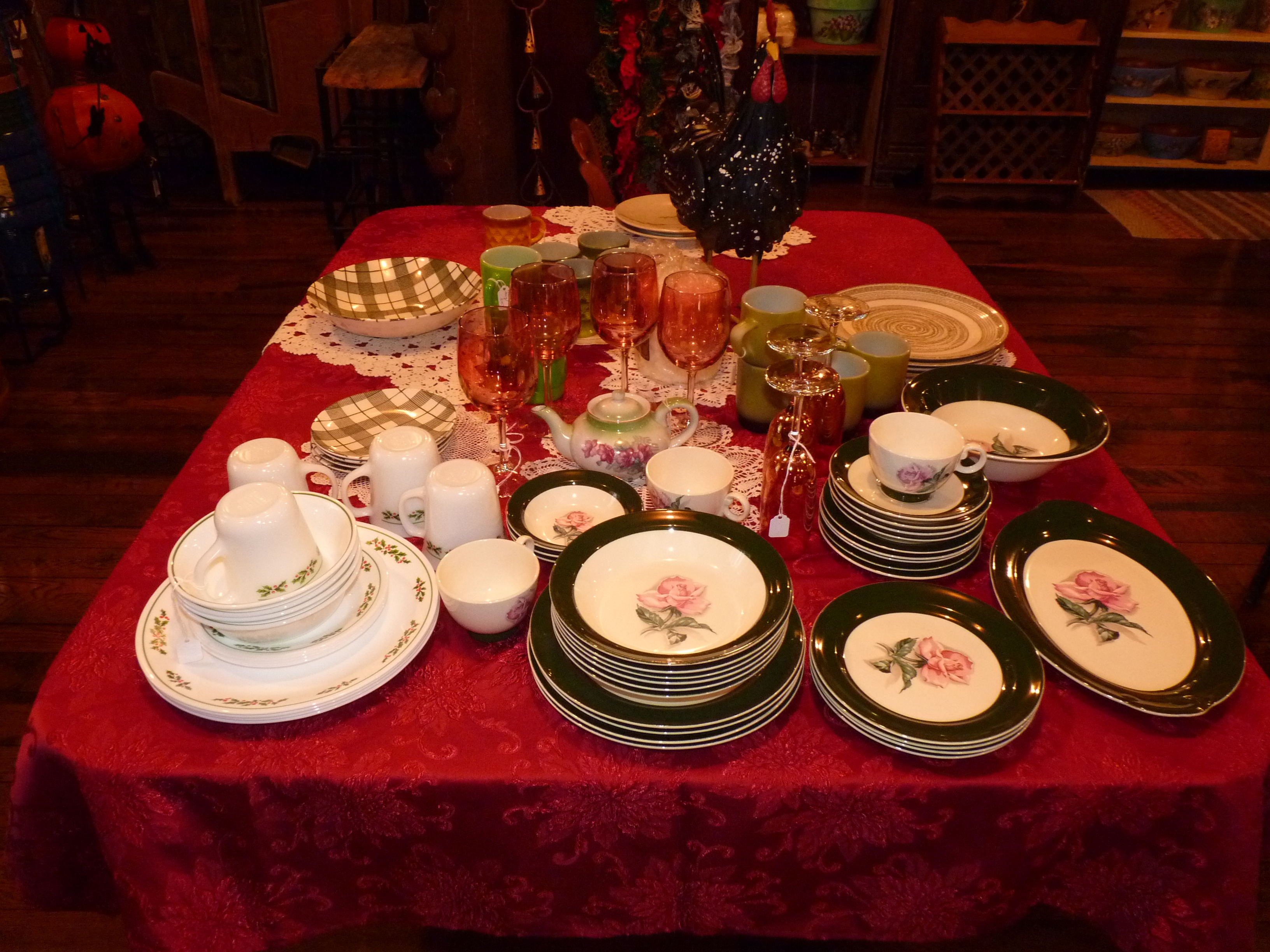 Antique Dinnerware & Cutlery