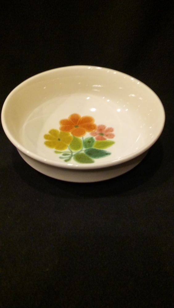 Franciscan Earthenware, Floral Pattern, 7 3/4" Round Vegetable Bowl