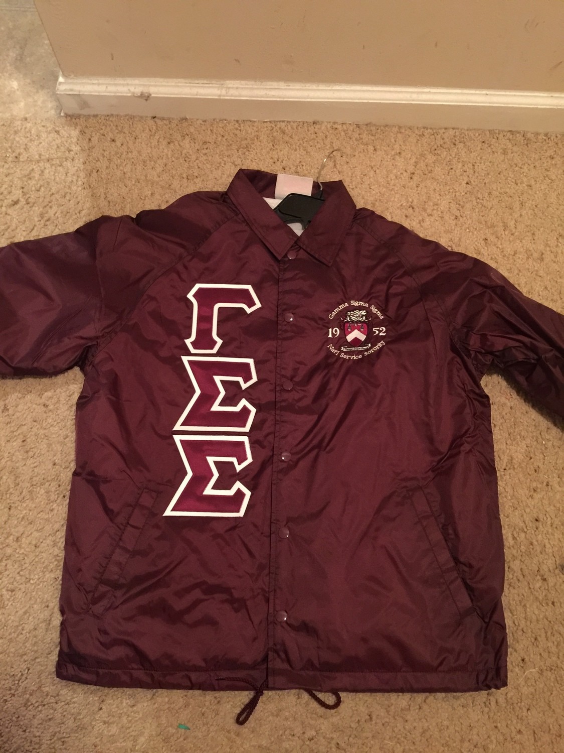 LARGE GAMMA SIGMA SIGMA LINE JACKET
