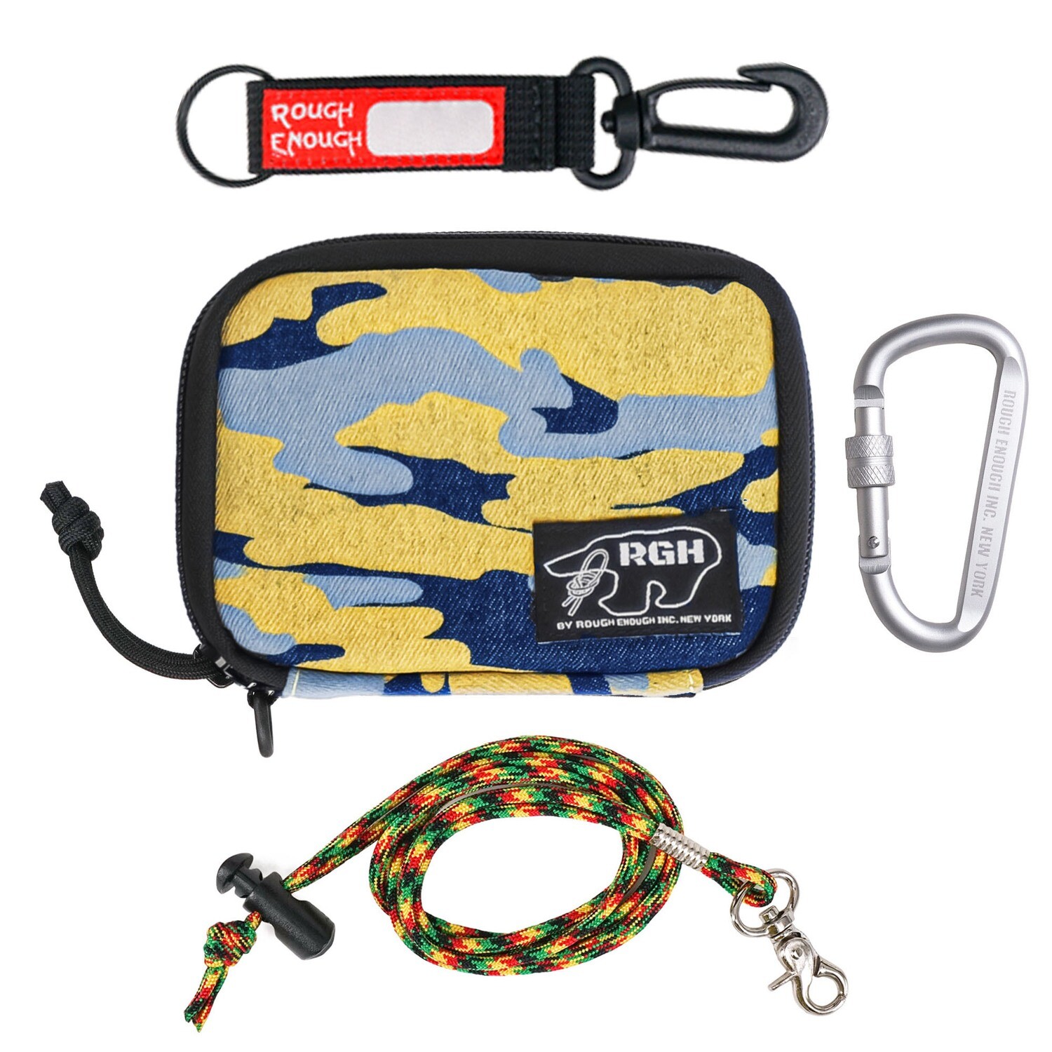 Rough Enough Boys Wallet Mens Card Holder Wallets with Zipper Neck ...