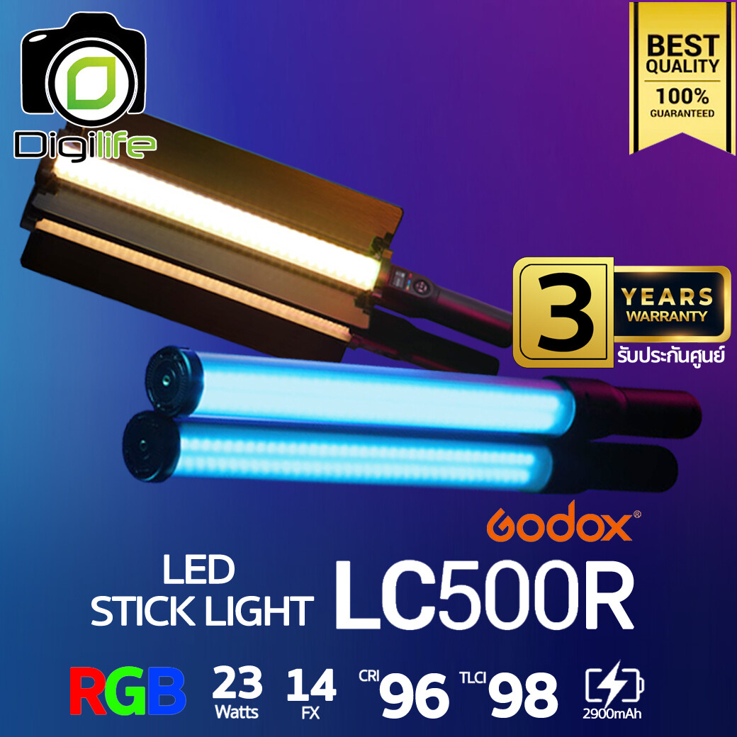 Godox LED LC500R RGB 24W 2500K-8500K 2600mAh ( LED Stick, Tube ) - รับ ...