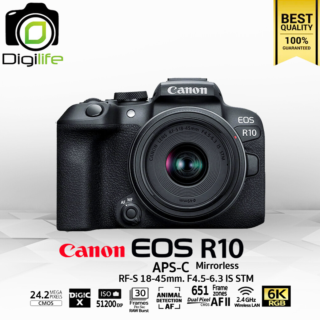 Canon Camera EOS R10 Kit RF-S 18-45 mm. F4.5-6.3 IS STM - รับประกันร้าน ...